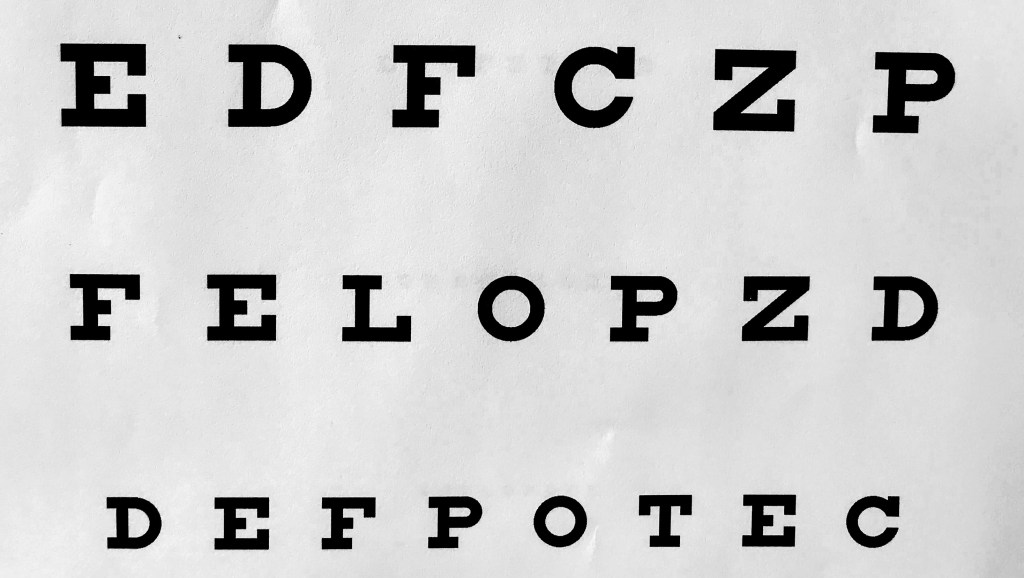 Free Printable Eye Charts – Things I wish I knew before.
